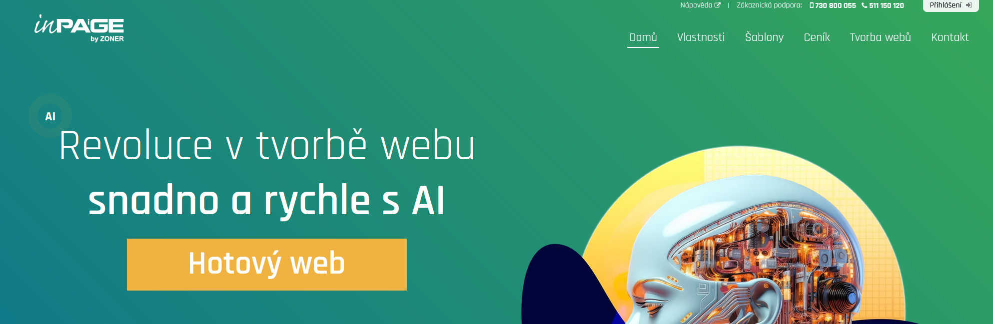 Vytvořte si na inPage vlastní logo